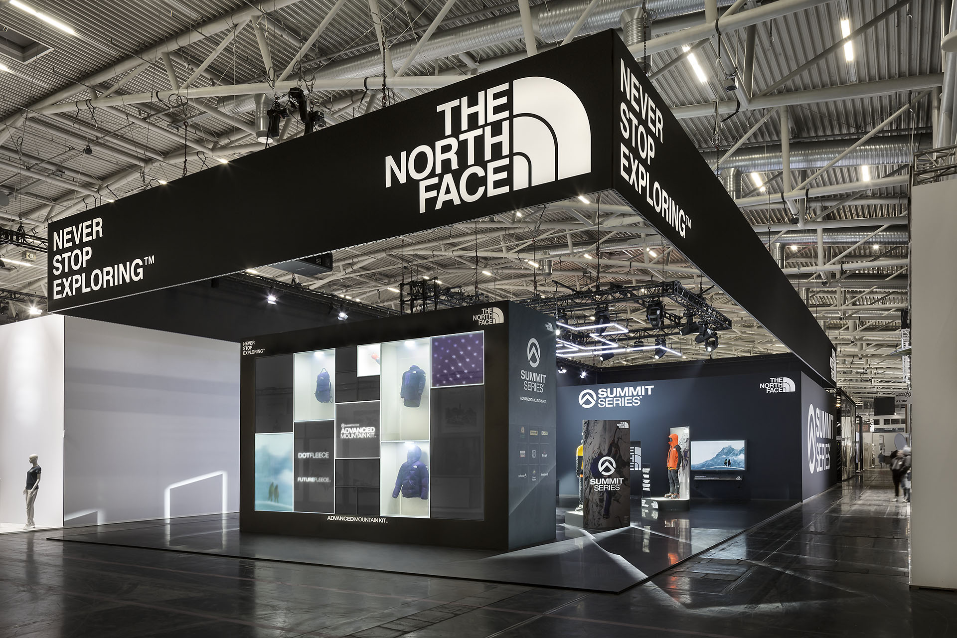 THE NORTH FACE Exhibition Booth | ISPO Munich - diephotodesigner.de